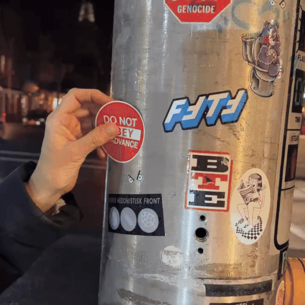 Do Not Obey In Advance Sticker - Jao Brand | Jao Brand